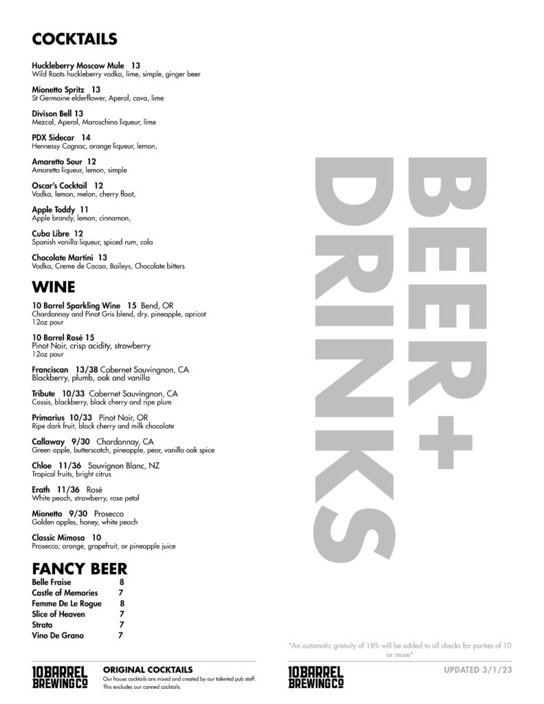 Portland, OR – 10 Barrel Brewing Co.