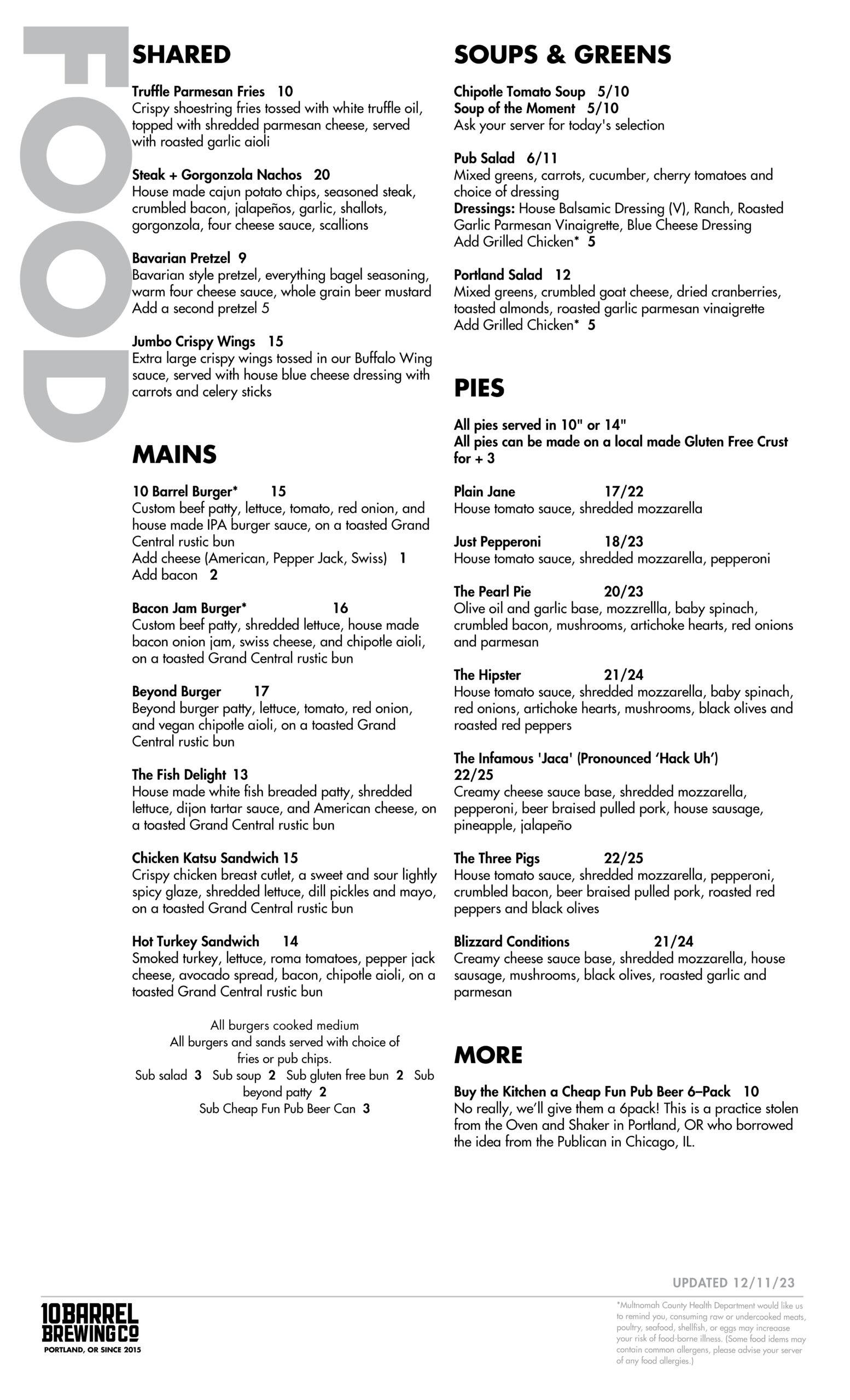 Portland, OR – 10 Barrel Brewing Co.