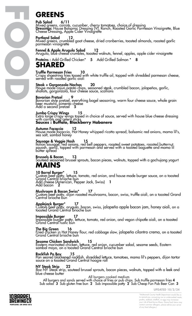 Portland, OR – 10 Barrel Brewing Co.